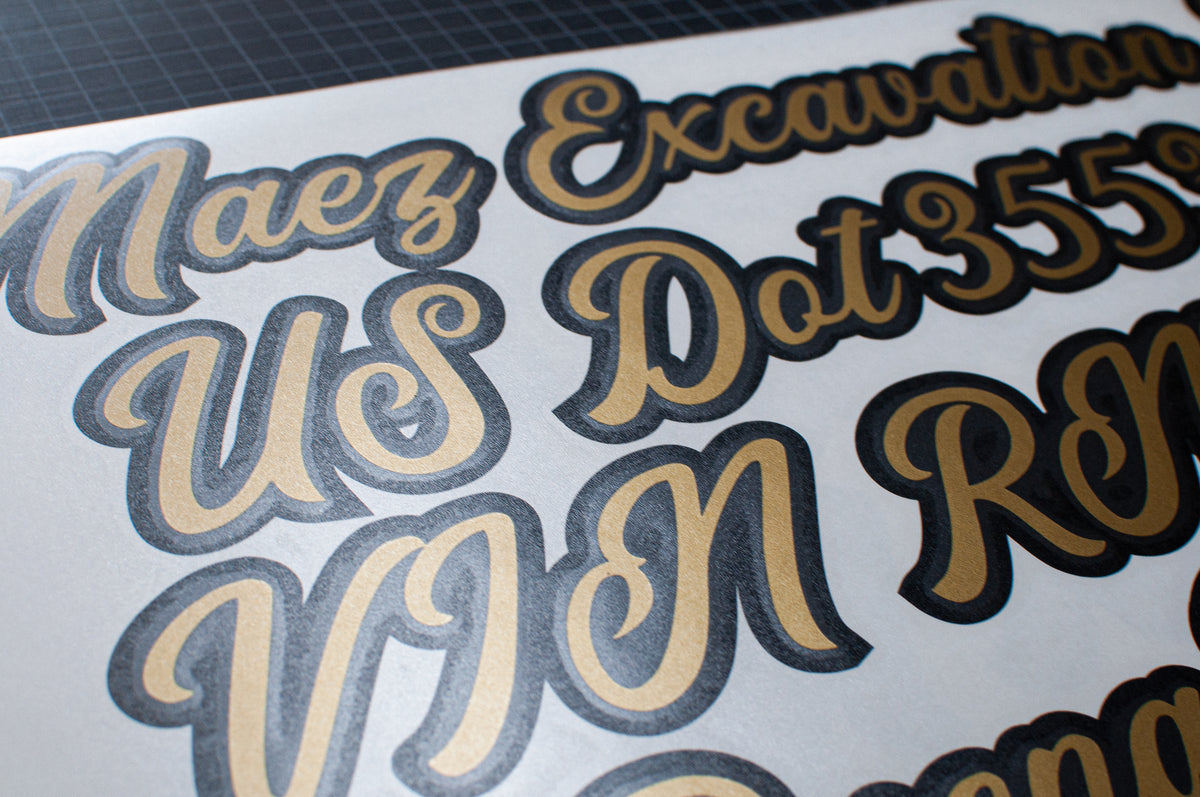 Professional USDOT Number Decal Lettering Stickers | The Best USDOT De ...