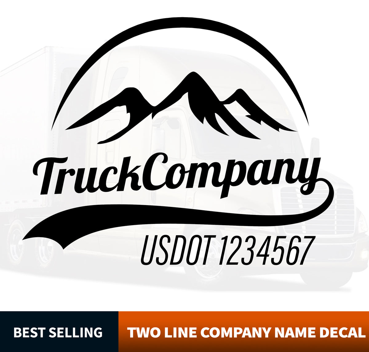 Truck Door Decal USDOT Template – USDOT TRUCK DECALS