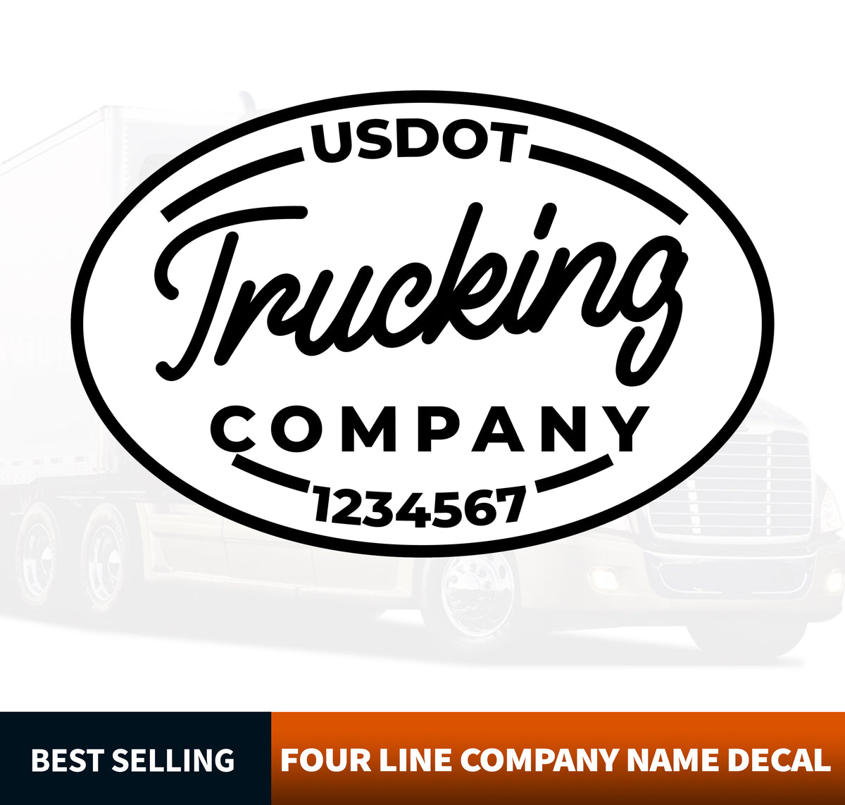 Truck Door Decal USDOT Template – USDOT TRUCK DECALS