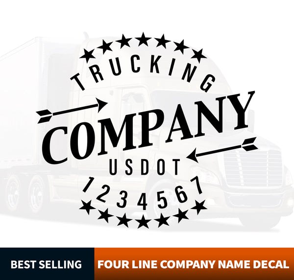Truck Door Decal USDOT Template – USDOT TRUCK DECALS